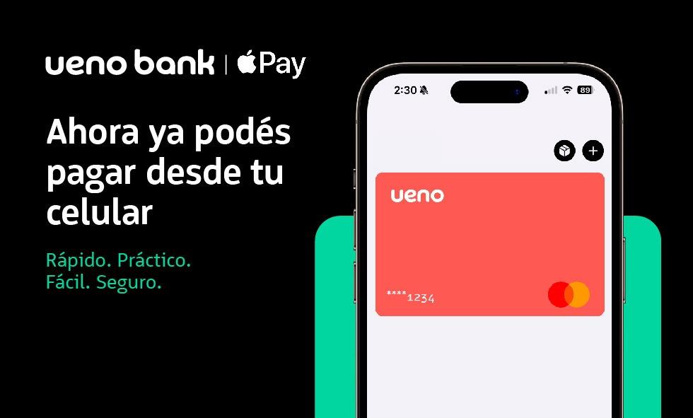 ueno bank transforma la experiencia de pago con Apple Pay - El Nacional